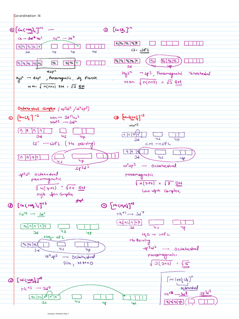 Co-Ordination l4 | PDF | Science & Mathematics