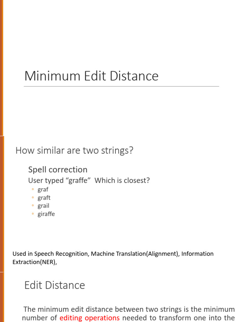 EditDistance | PDF | Applied Mathematics | Computer Science