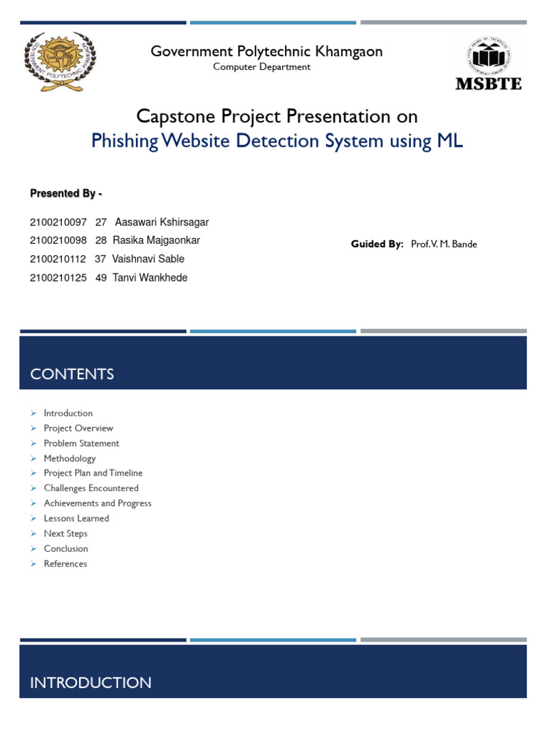 Final CPE | PDF | Statistical Classification | Phishing