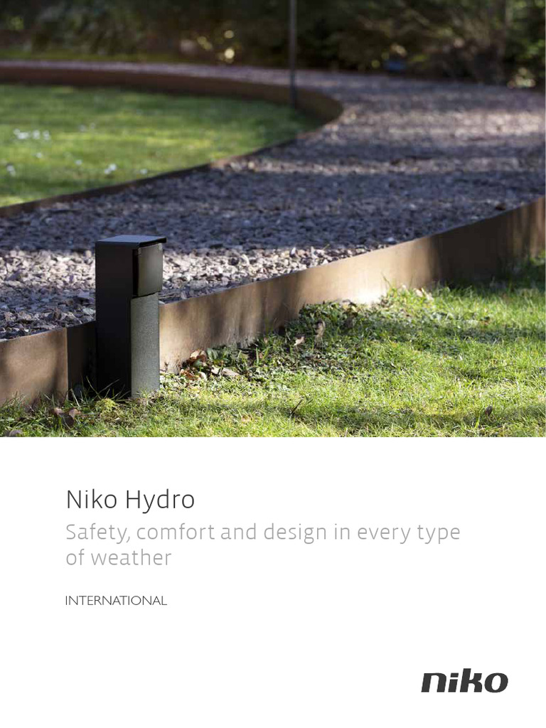Niko Hydro Brochure - EN | PDF | Ac Power Plugs And Sockets | Switch