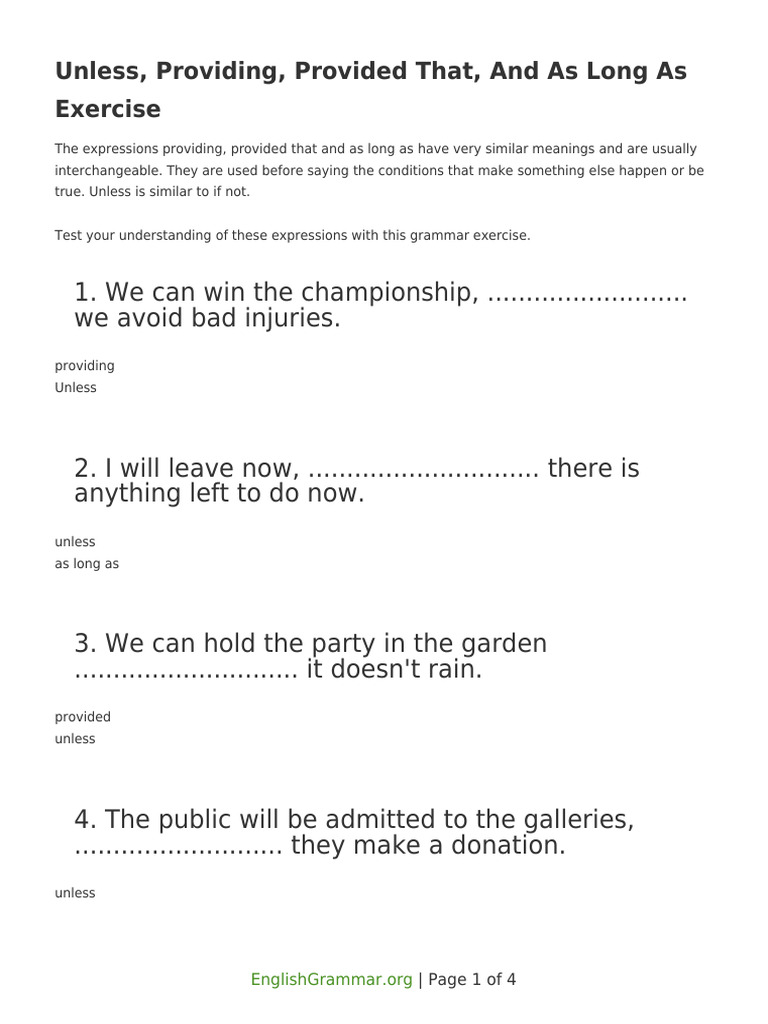 Conditional Expressions Exercises | PDF