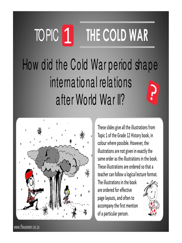 Grade 12 History Topic 1 Slides | PDF | Cuba | Warsaw Pact
