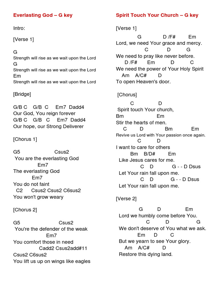 Worship - Chords | PDF | Glory (Religion) | Song Structure