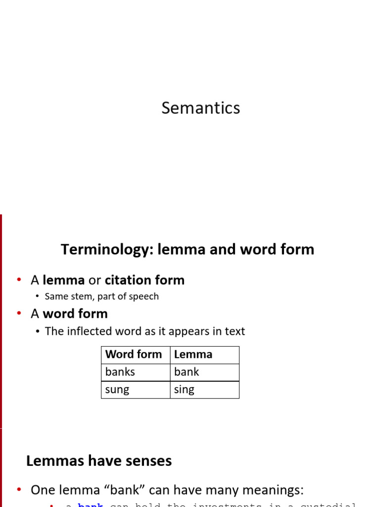 10. Wordnet | PDF | Lexical Semantics | Grammar
