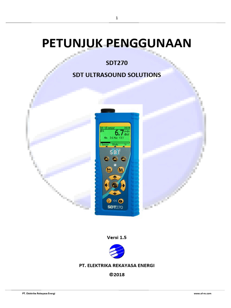 Panduan Penggunaan SDT270 | PDF