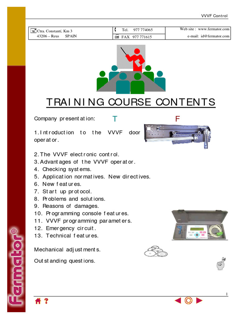 VVVF Control Training Guide | PDF | Electromagnetic Compatibility | Switch