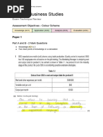 IGCSE Business Studies - Formula Sheet | PDF