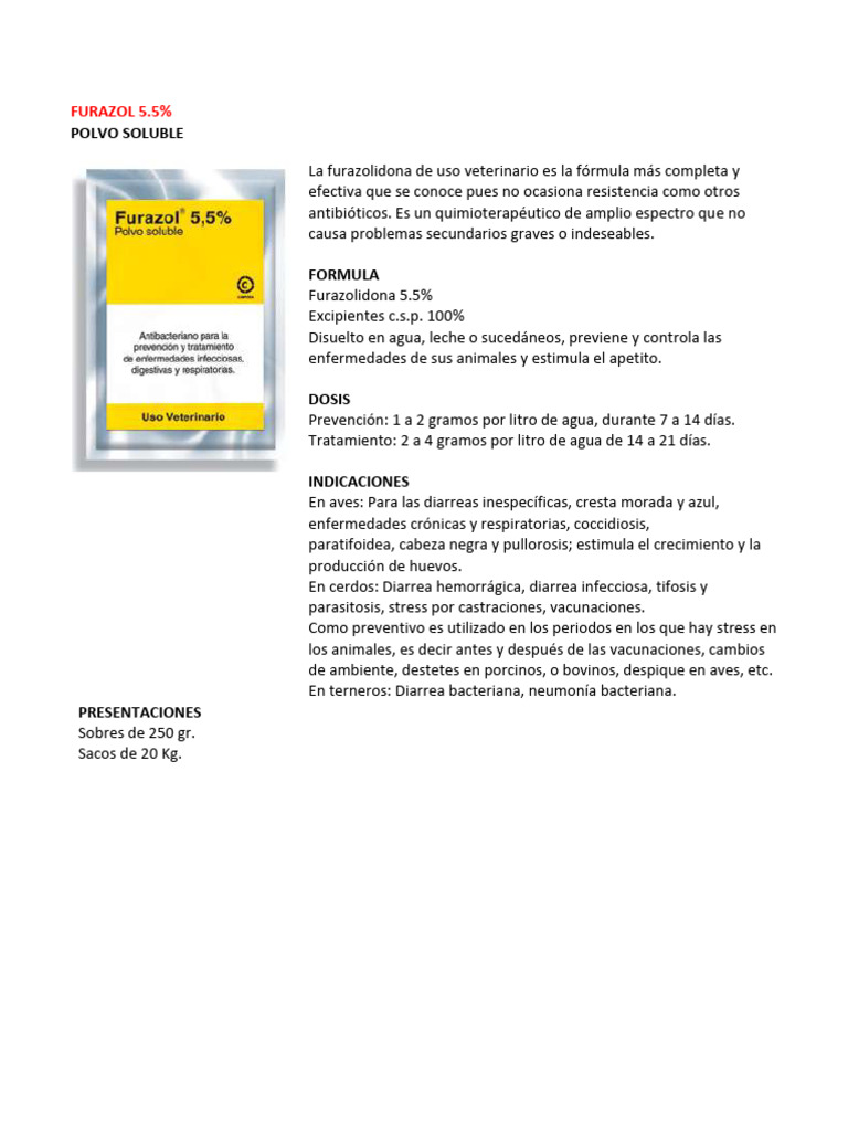 Furazol 55 | PDF