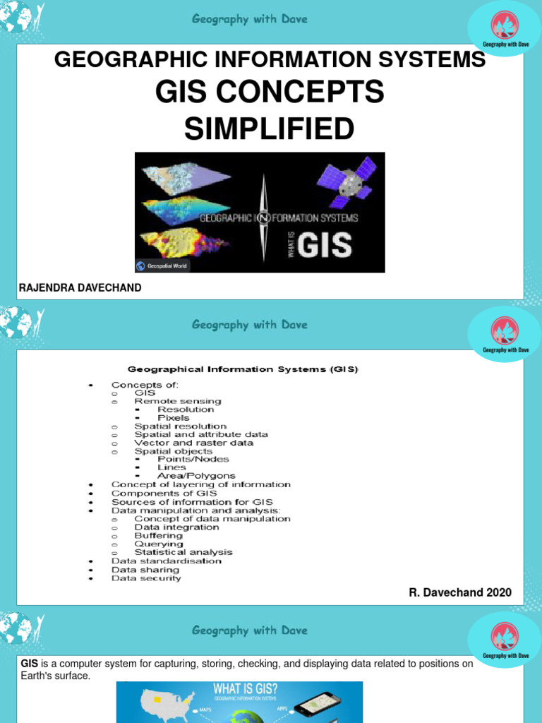 Simplified GIS Concepts Explained | PDF | Geographic Information System ...