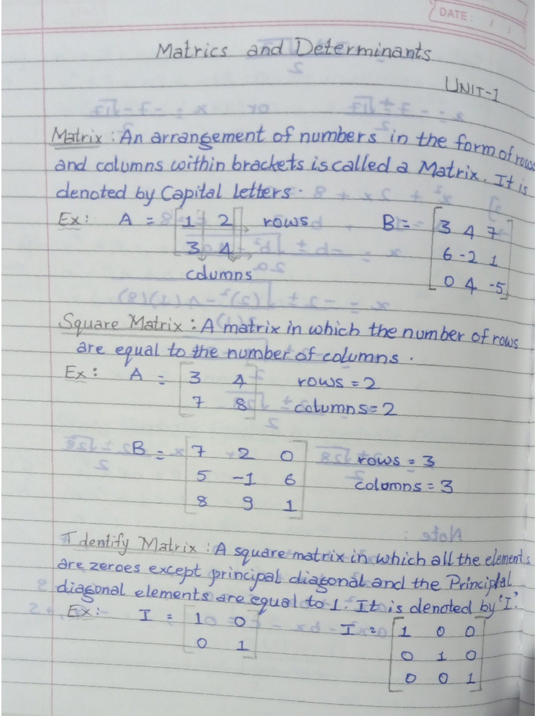 Matrix - Determinant | PDF