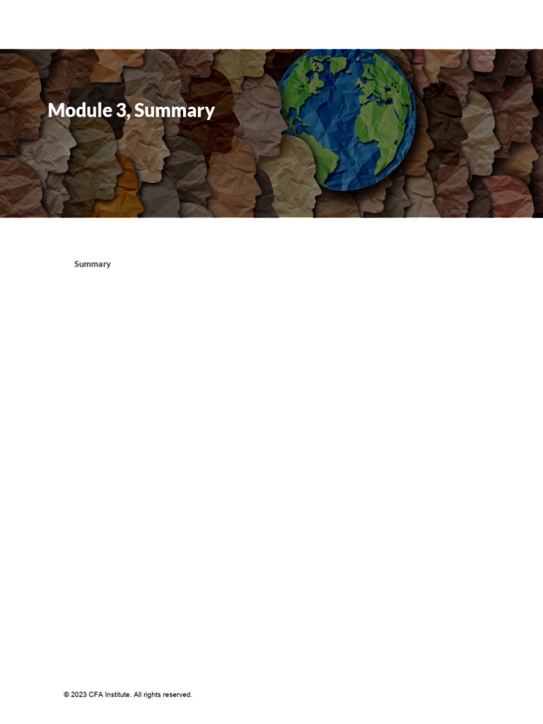 C6 Module 3, Summary - Downloadable PDF | PDF | Decision Making | Conflict Of Interest