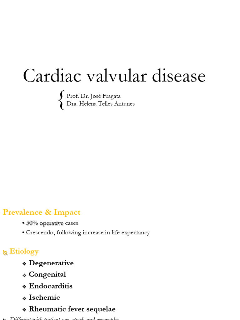 Cardiac Valvular Surgery Pdf Clinical Medicine Cardiovascular