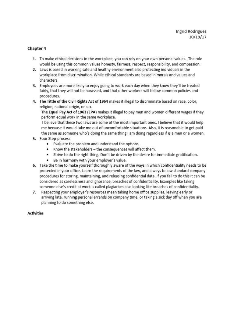 Chapter 4 | PDF | Employment | Business