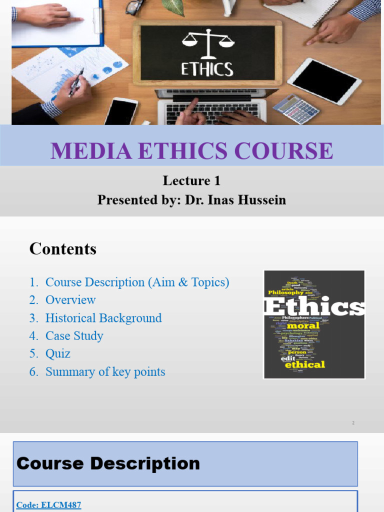 Introduction to Media Ethics | PDF | Mass Media | Journalism