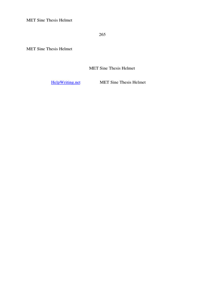 Met Sine Thesis Helmet | PDF | Human Powered Transport | Vehicle Technology Met Sine Thesis Helmet | PDF | Human Powered Transport | Vehicle Technology