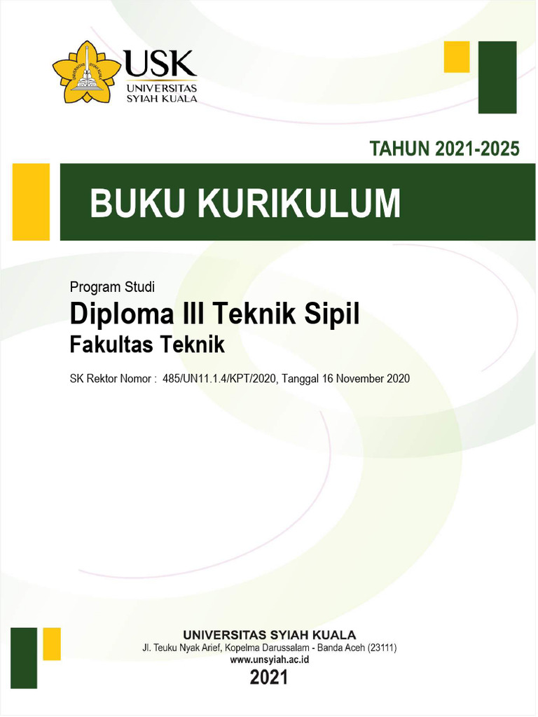 Buku Kurikulum D3 Teknik Sipil-Compressed | PDF