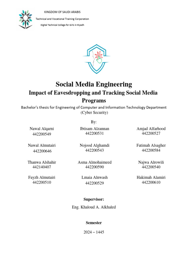 Social Media Engineering | PDF | Privacy | Popular Culture & Media Studies