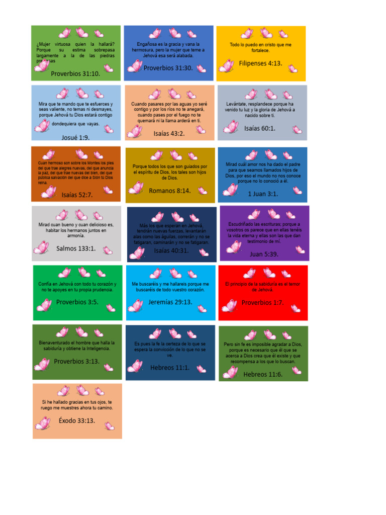Versiculos | PDF | Contenido bíblico | Creencia religiosa y doctrina