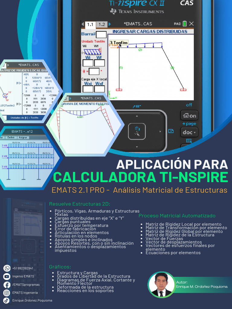 Información EMATS 2.1 | PDF | Rigidez | Análisis estructural