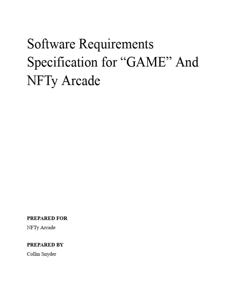 Nfty Arcade | PDF | Databases | Software
