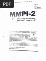 MCMI-III Question Booklet | PDF | Thought | Psychology