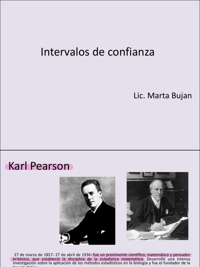 Estadistica Clase 9 - Intervalos de Confianza | PDF | Muestreo ... Estadistica Clase 9 - Intervalos de Confianza | PDF | Muestreo ...