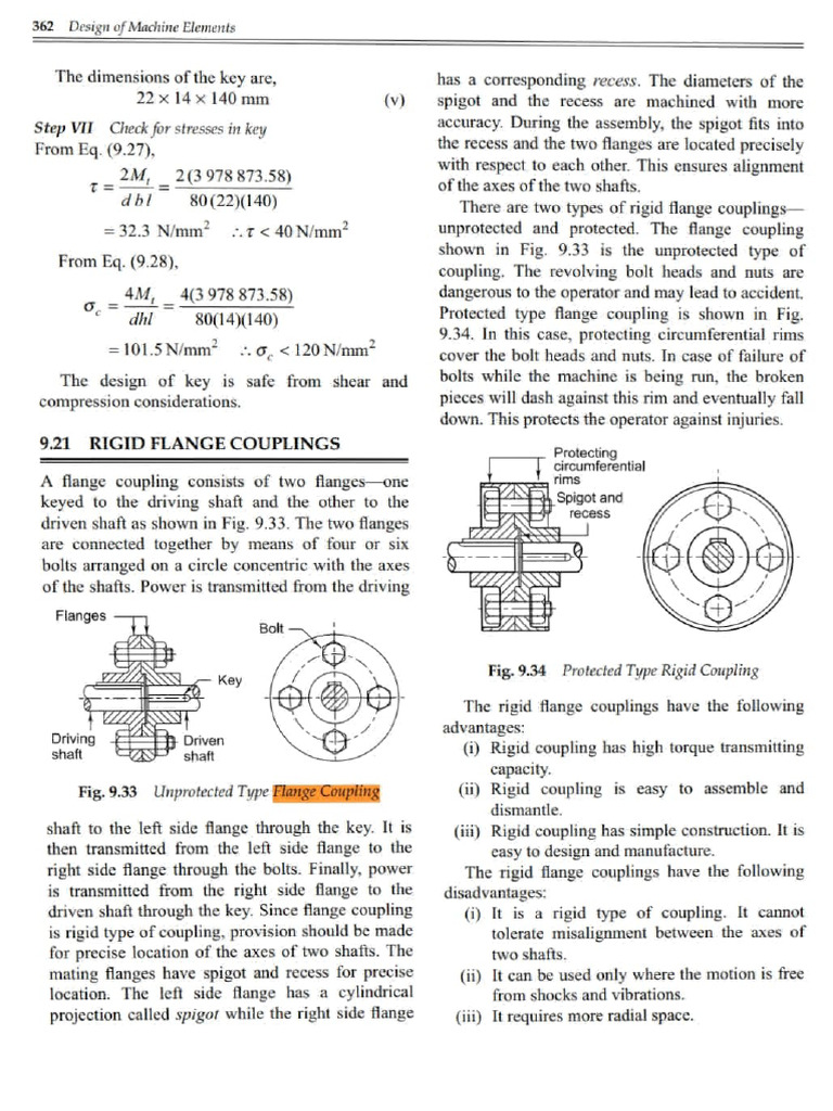 Flange Coupling Calculations | PDF | Mechanical Engineering | Tools