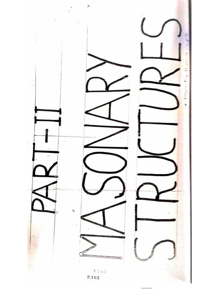 Masonary Structures | PDF