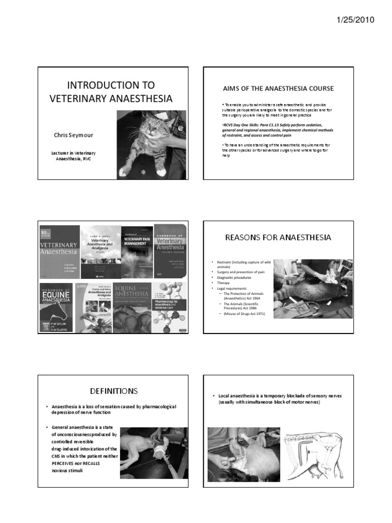 Anaesthesia Lec | PDF | Anesthesia | Medical Specialties