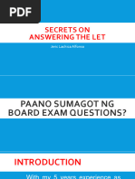 LET 2025: Key RAs for Teachers Exam | PDF | Teachers
