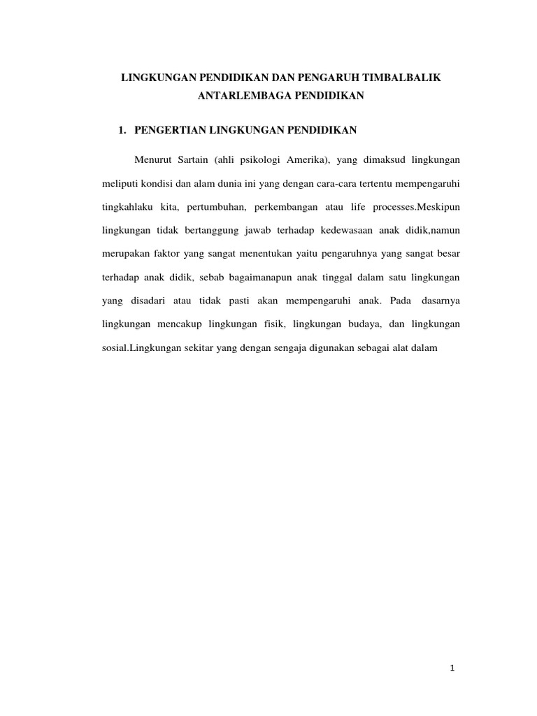 Lembaga Pendidikan | PDF | Kesehatan Holistik