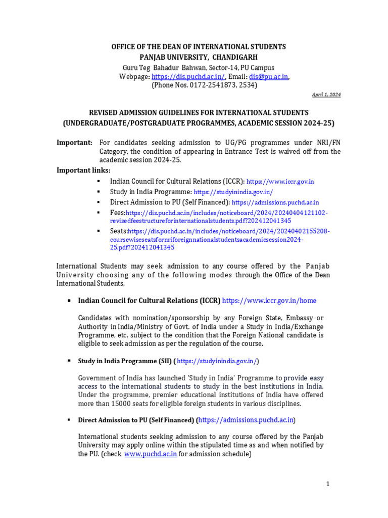 Nri Instructions 2024 | PDF | Fee | Pound Sterling