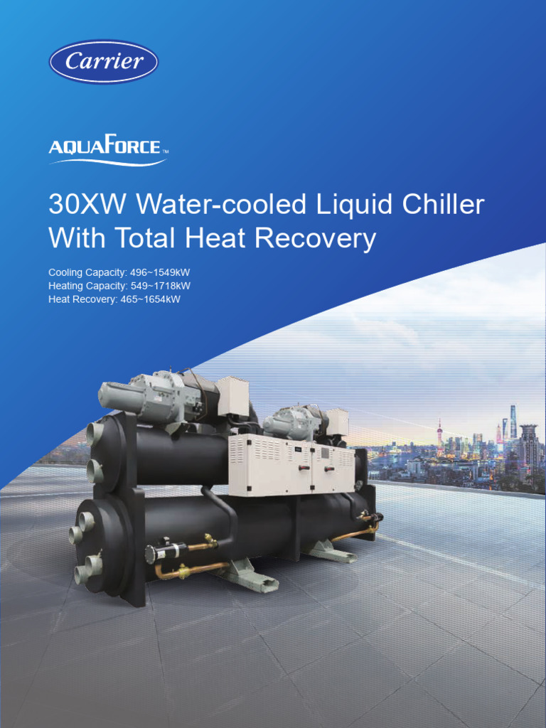 30XW Total Heat Recovery Chiller | PDF | Water Heating | Heat Exchanger