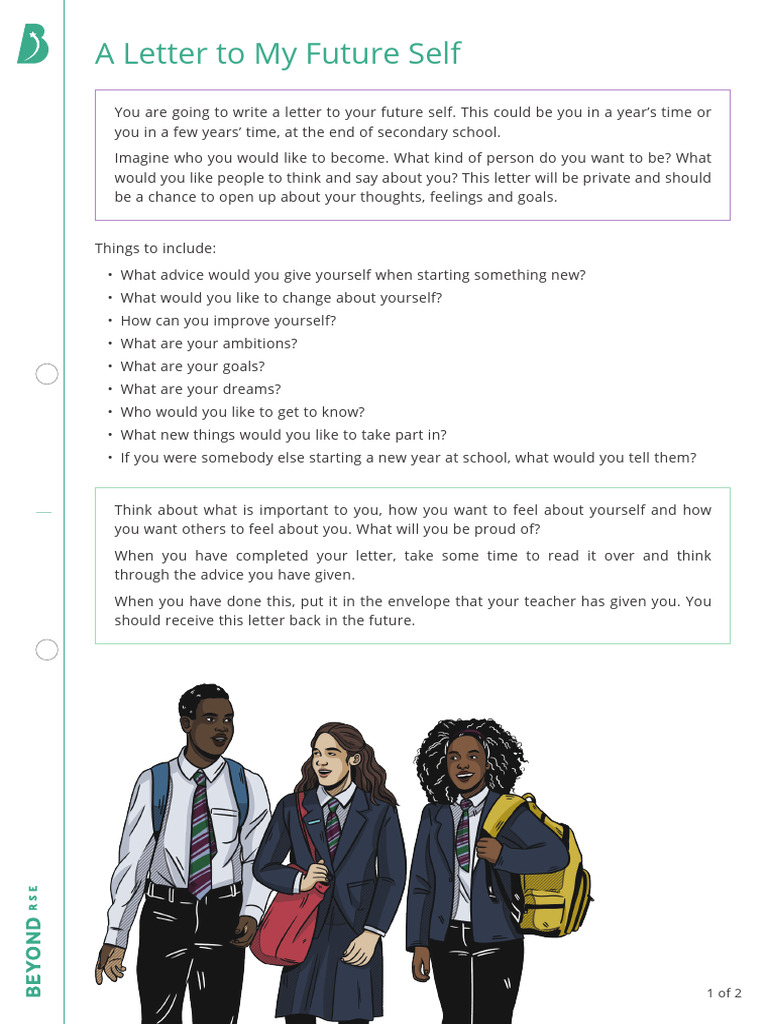 A Letter To My Future Self - Ver - 1 | PDF | Self-Improvement