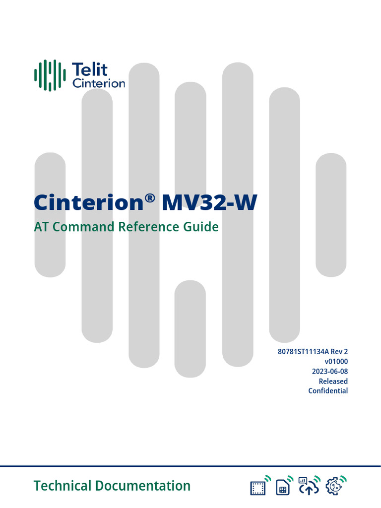 TC MV32-W AT Command Reference Guide r2 | PDF | Command Line Interface | Quality Of Service