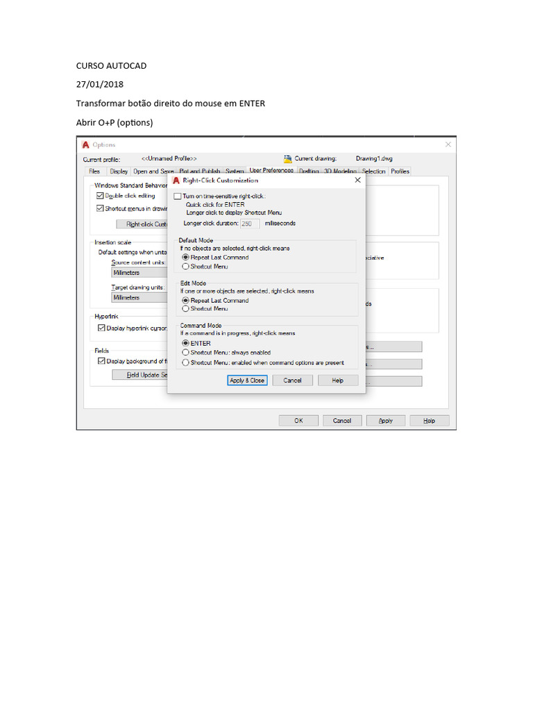 Aula 1 Autocad | PDF | Auto Cad | Geometria Elementar