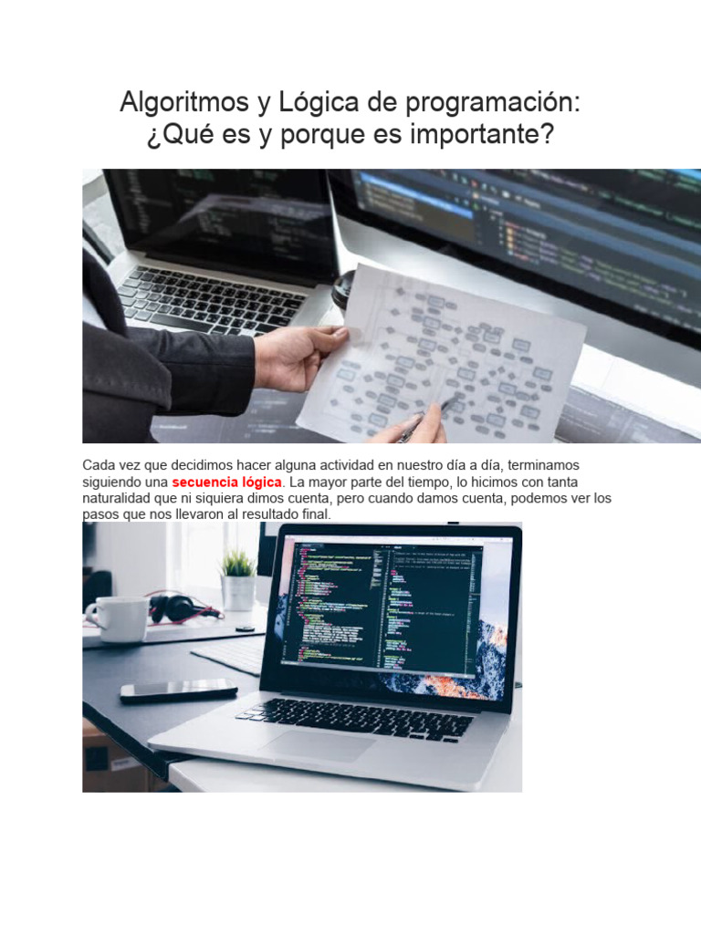 Algoritmos y Lógica de Programación (Autoguardado) | PDF | Algoritmos | C Sharp (lenguaje de ...