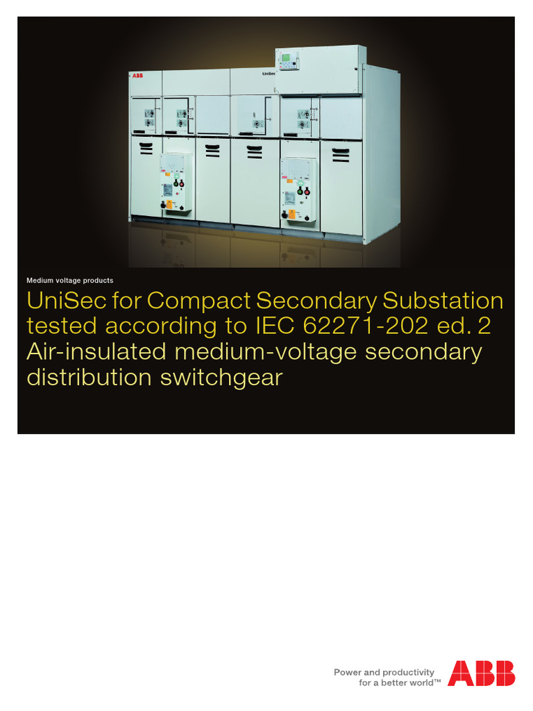 BR UniSec CSS (EN) 1VCP000577-1510 | PDF | Electrical Substation ...