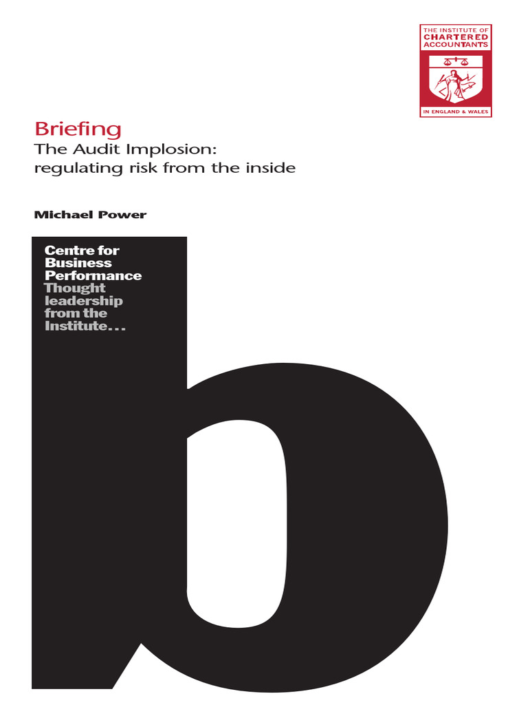 Power 2000 - The Audit Implosion | PDF | Audit | Internal Audit