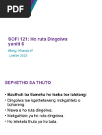 Sofv 121 Dithoko Tsa Basotho-1 | PDF