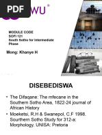 Sofv 121 Dithoko Tsa Basotho-1 | PDF