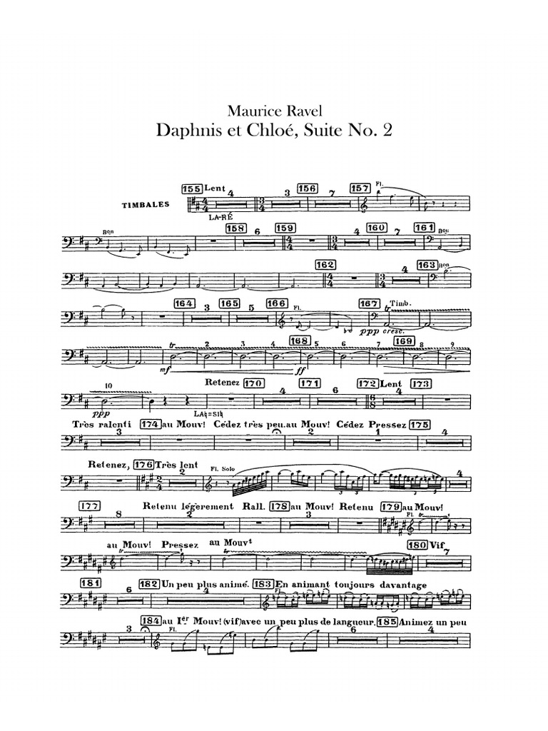 Ravel Daphnis Et Chloé | PDF
