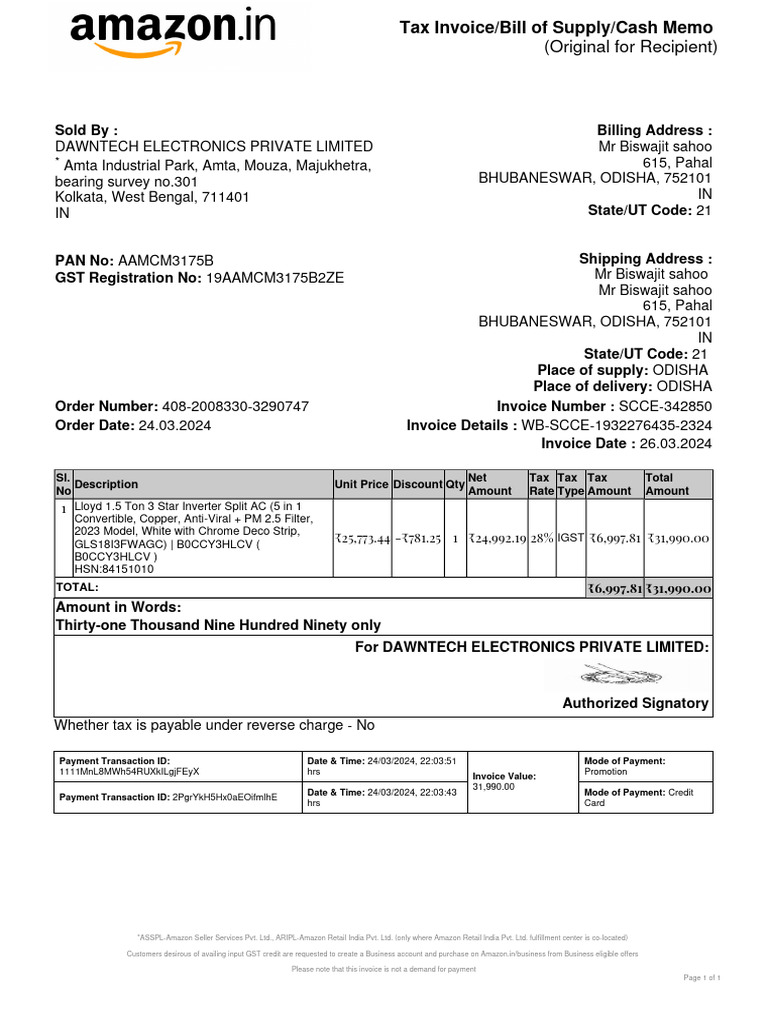 Invoice | PDF | Invoice | Taxes