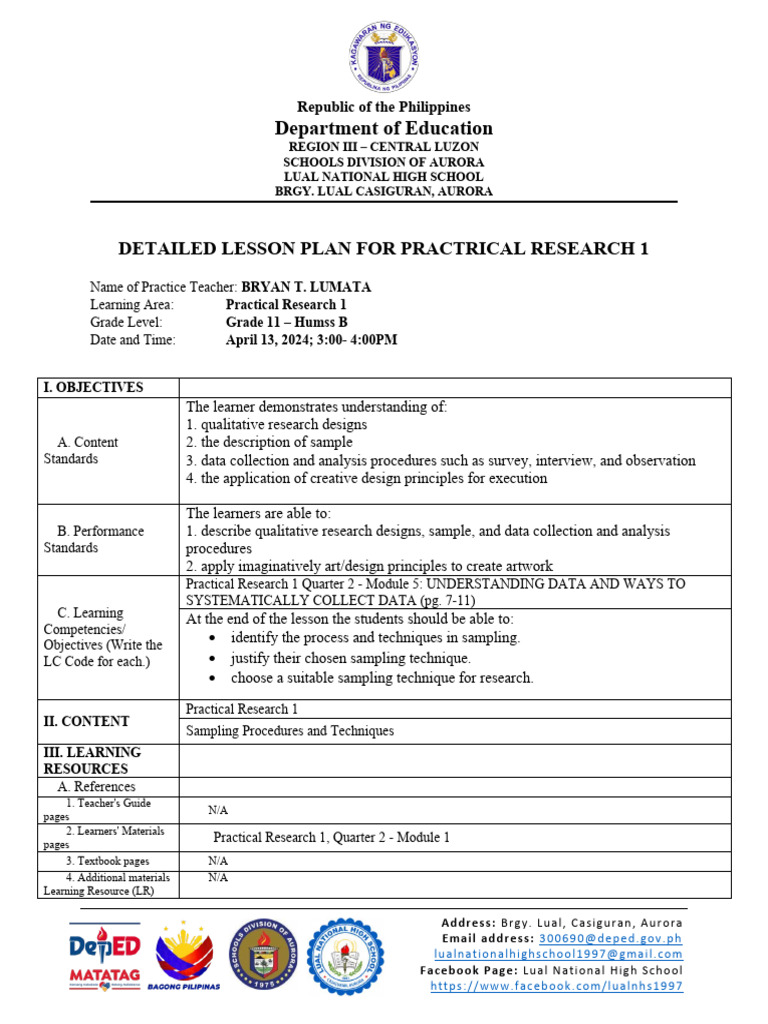 LP (Data&DataCollection) PR1 | PDF | Qualitative Research | Data