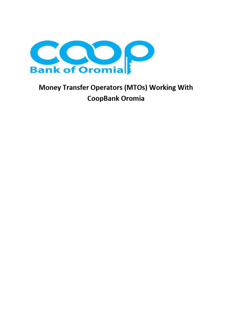 Money Transfer Operators | PDF