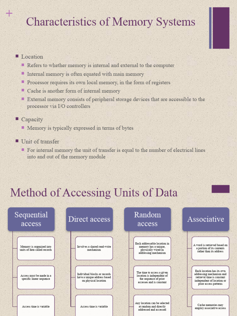 1505 Memory Systems and Cache William Stallings | PDF | Computer Data Storage | Cpu Cache