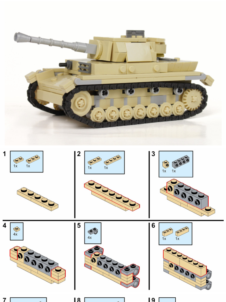 Panzer IV - Digital Instructions | PDF