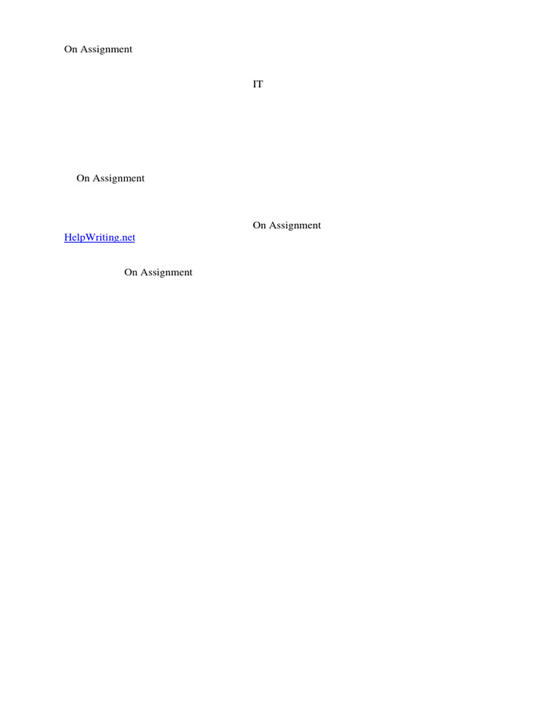 On Assignment Temp Agency | PDF | Temporary Work | Employment