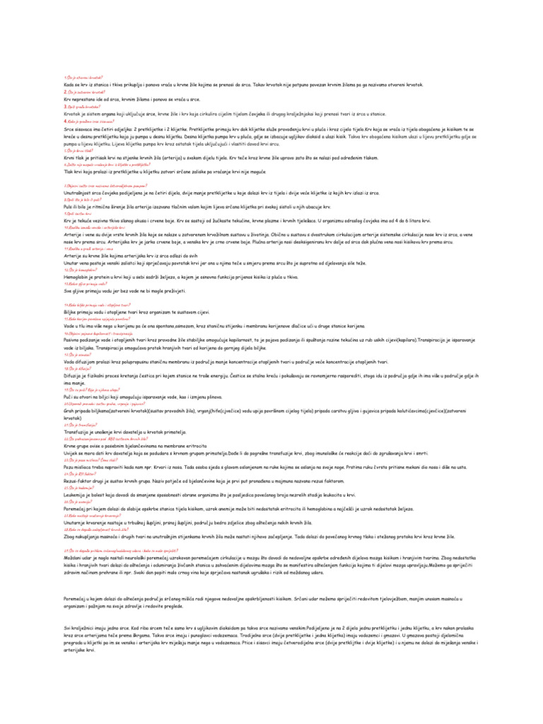 Biologija 7-Kako Tvari Putuju Kroz Različite Organizme | PDF