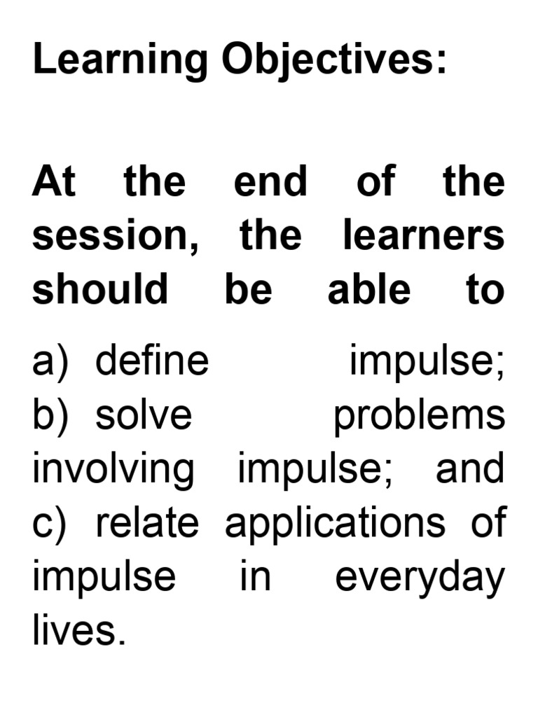 Understanding Impulse in Sports | PDF | Momentum | Force
